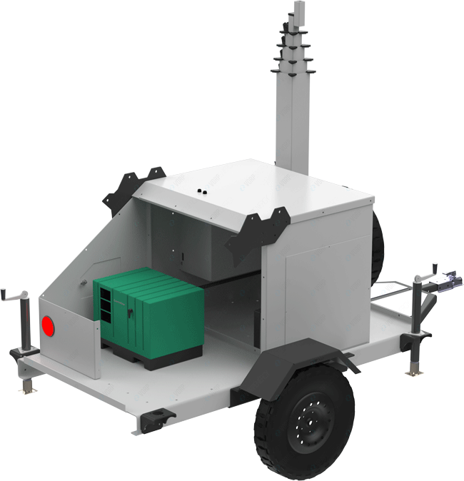 Mobile Solar Surveillance Trailer – Vorp Energy