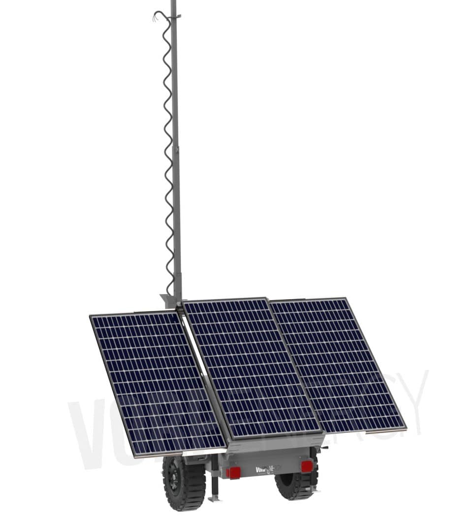 Mobile Solar Surveillance Trailer – Vorp Energy