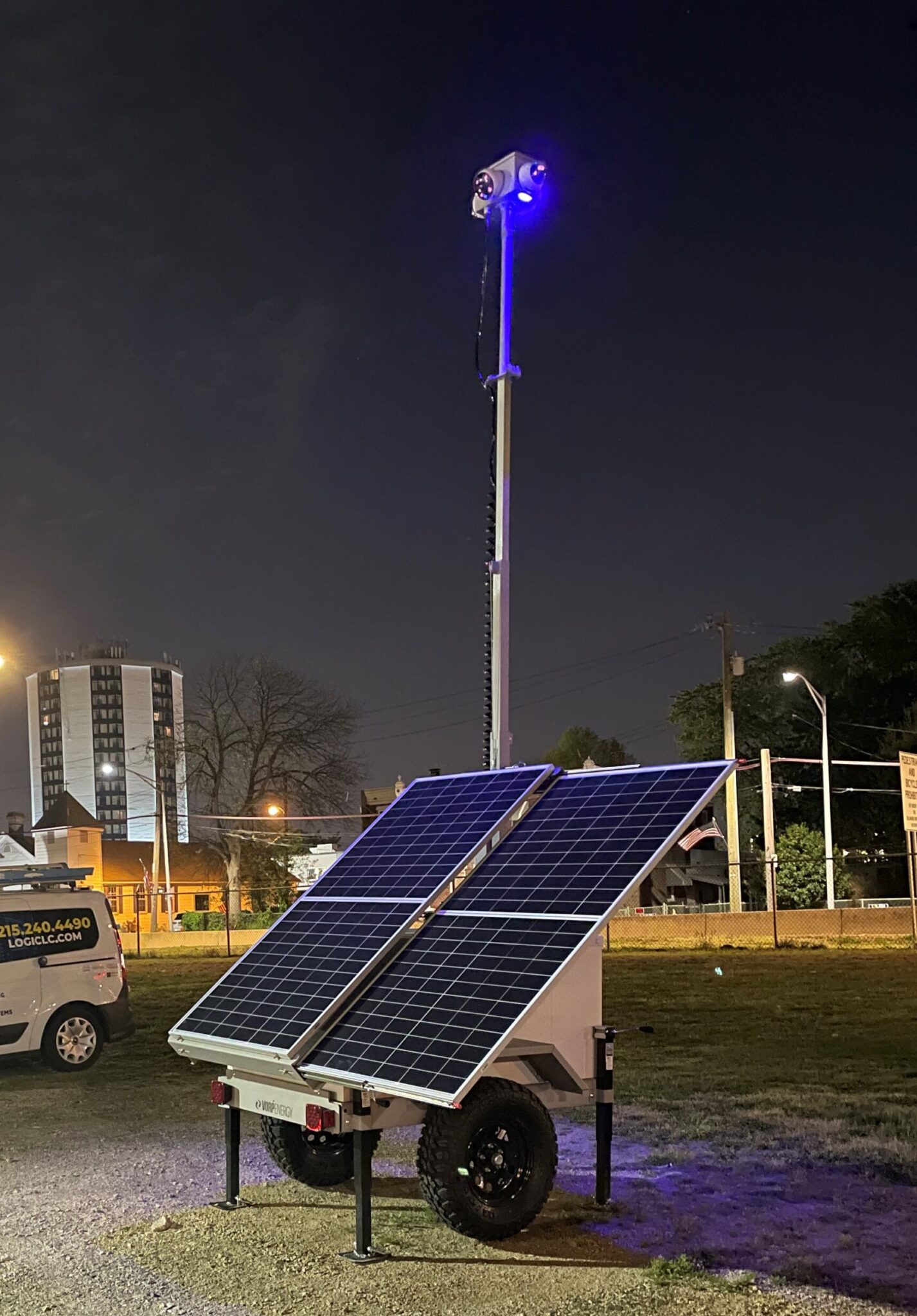Mobile Solar Surveillance Trailer – Vorp Energy